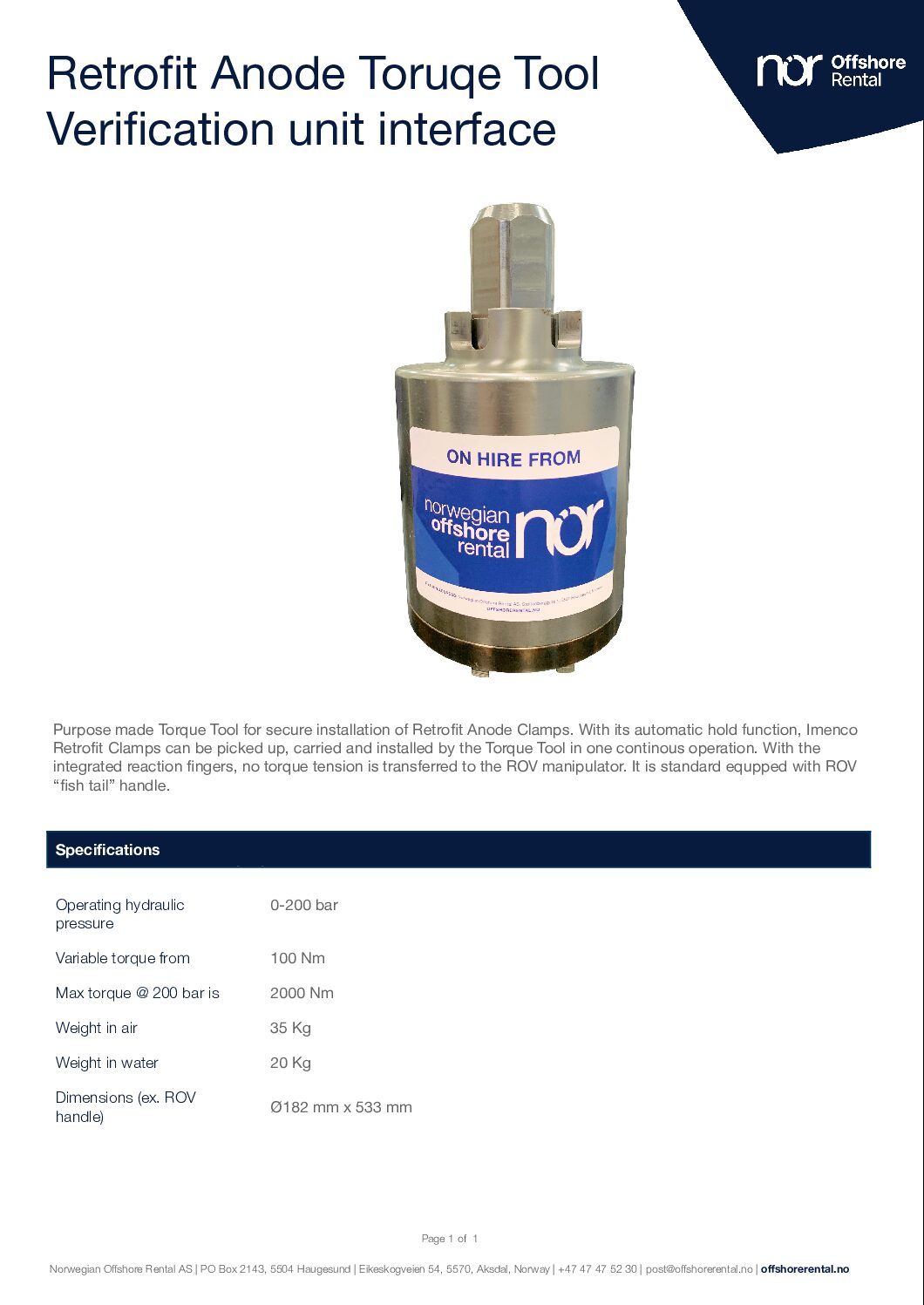 NOR-DS-retrofit-anode-torque-tool-170423 - Norwegian Offshore Rental