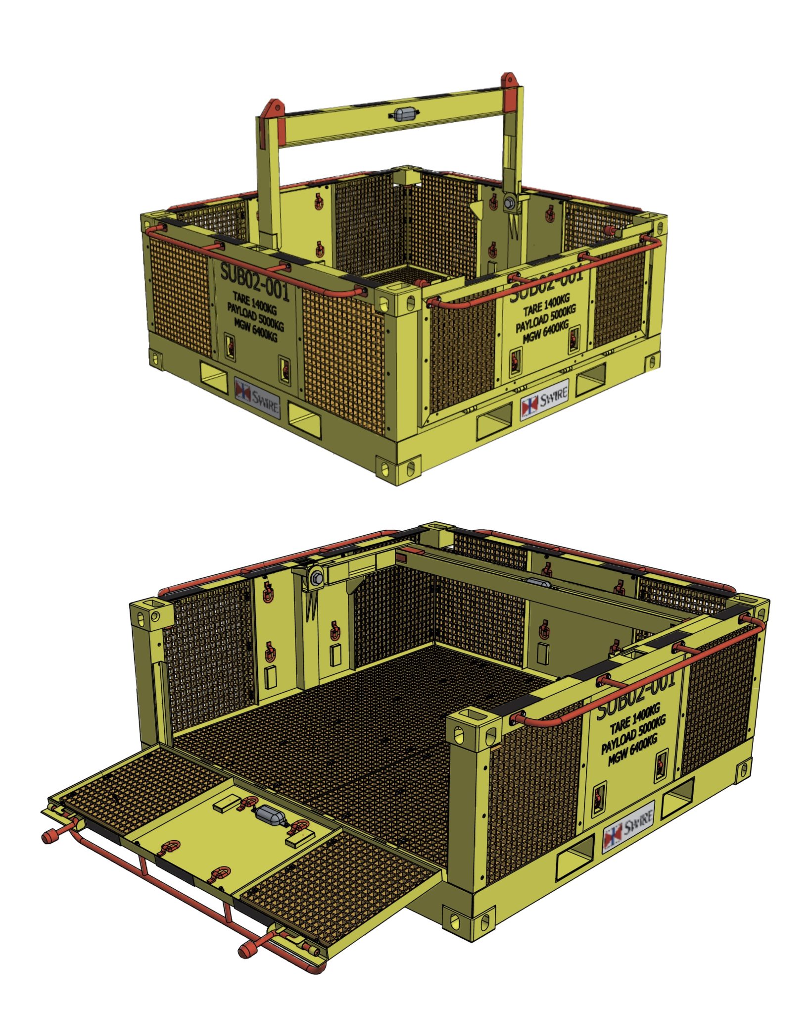 Subsea Basket with Door - Norwegian Offshore Rental